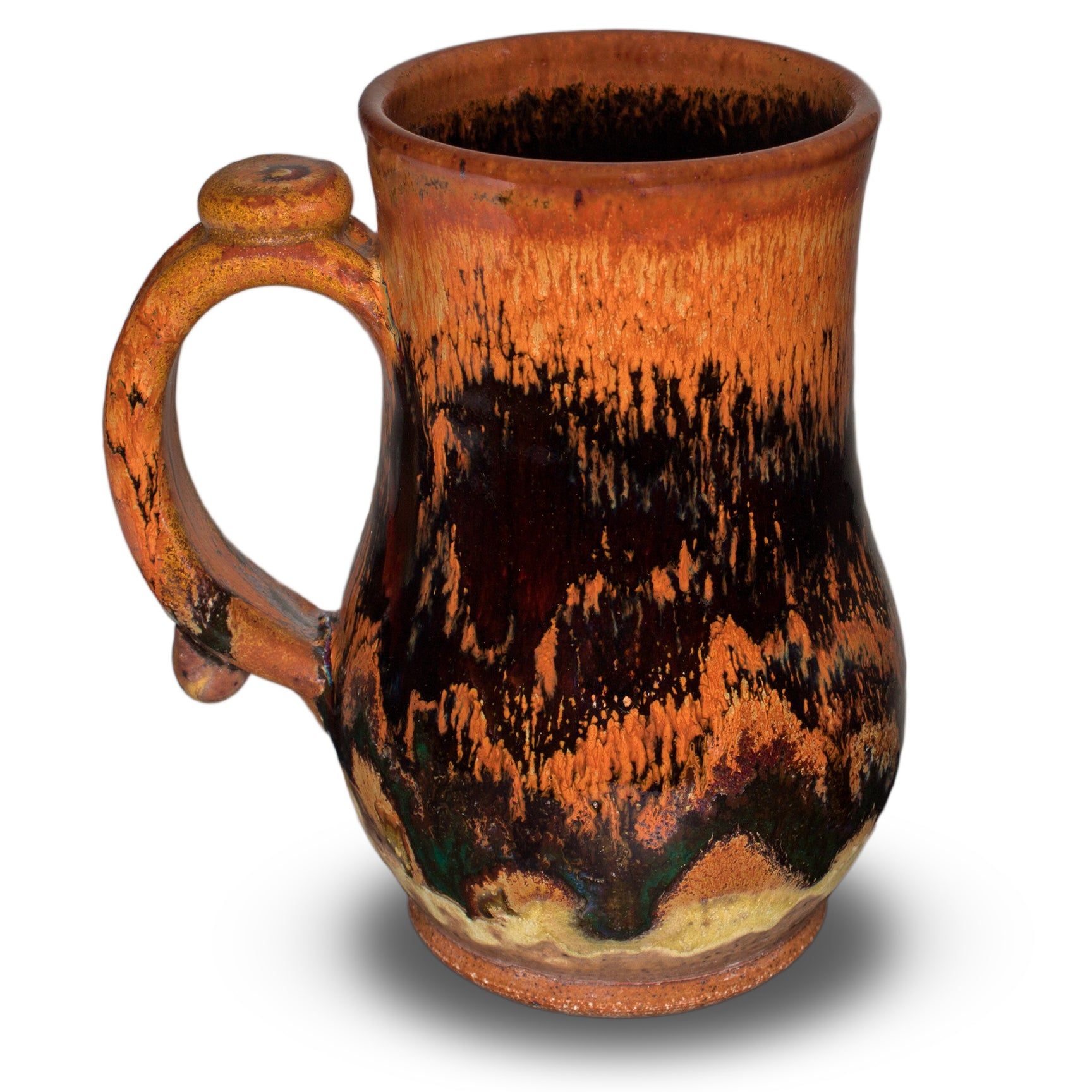 Handmade pottery mugs with thumb rest. – Prairie Fire Pottery
