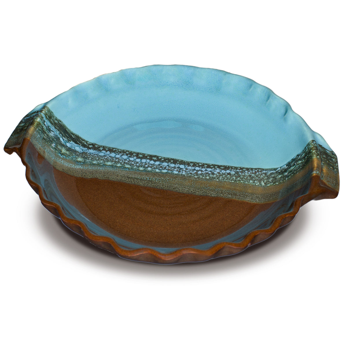 11" Ceramic Pie Plate | Handmade Pottery – Prairie Fire Pottery